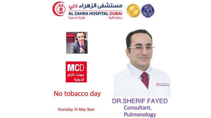 Dr Sherif Fayed with effect of tobacco on health and lung cancer ...