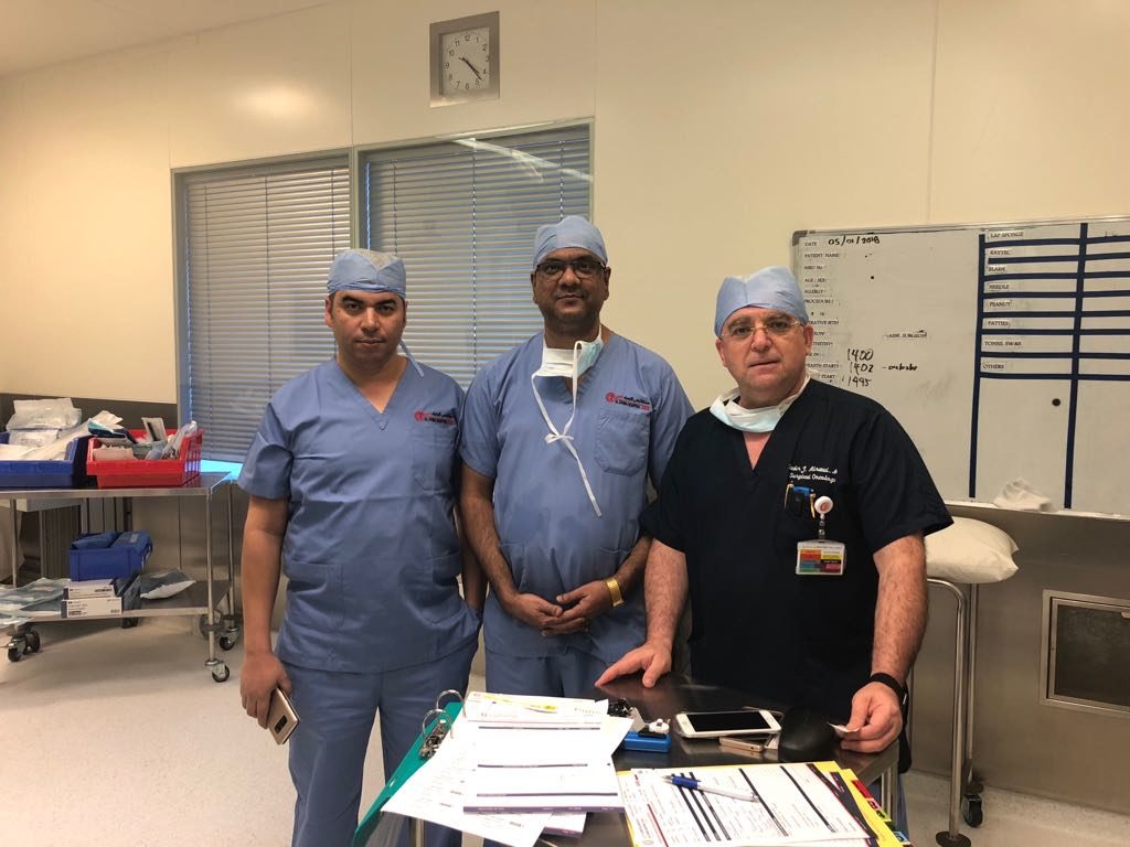 Group photo after tough operation of sarcoma recurrence in Right lung ...