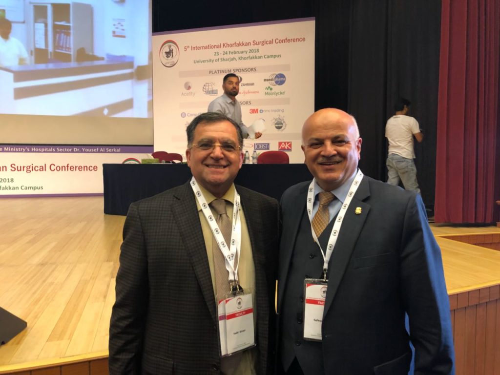 Sadir Alrawi with Dr Safwan Taha At the fifth annual international ...