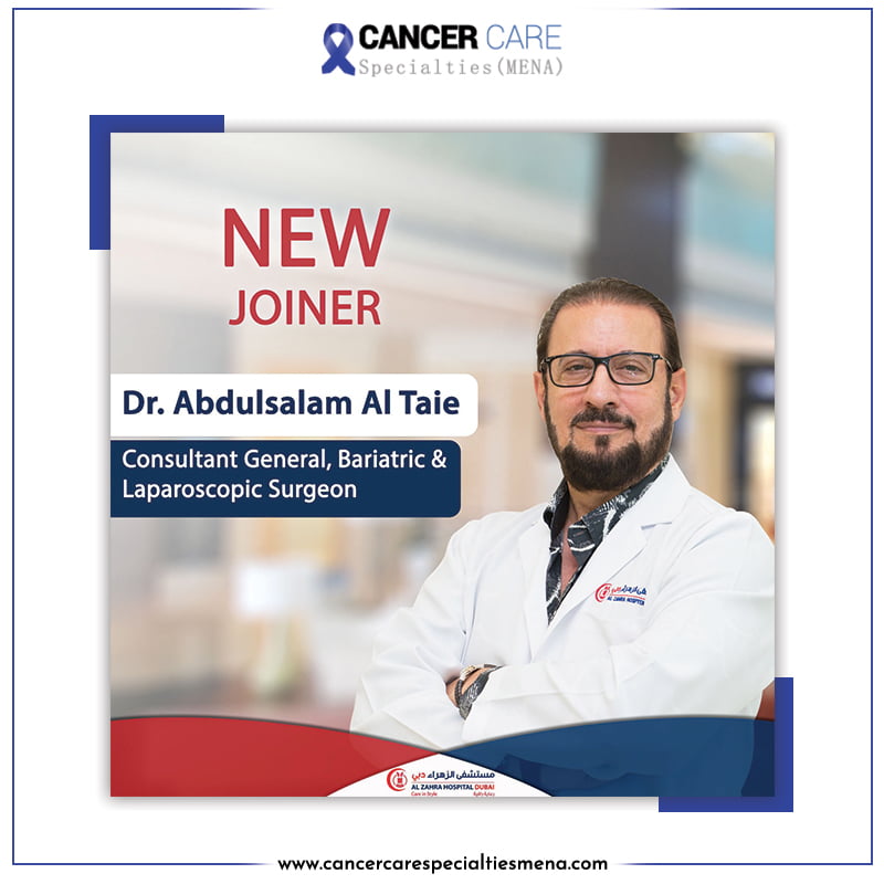 We are delighted to welcome Dr. Abdulsalam Al Taie at Al Zahra Hospital ...