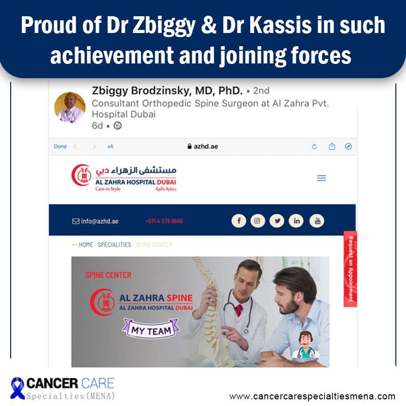 Proud of Dr Zbiggy & Dr Kassis in such achievement and joining forces ...