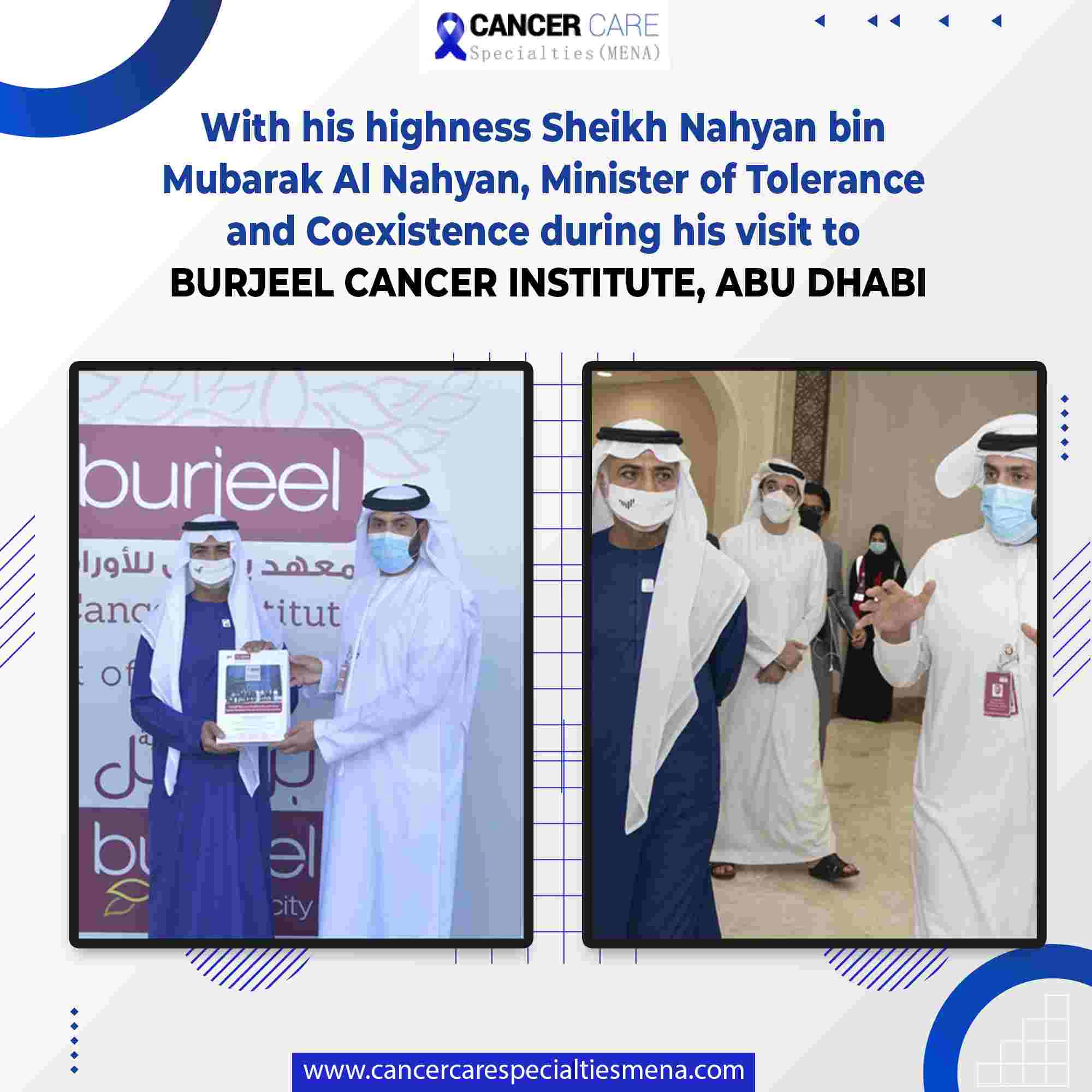 With his highness Sheikh Nahyan bin Mubarak Al Nahyan, Minister of ...