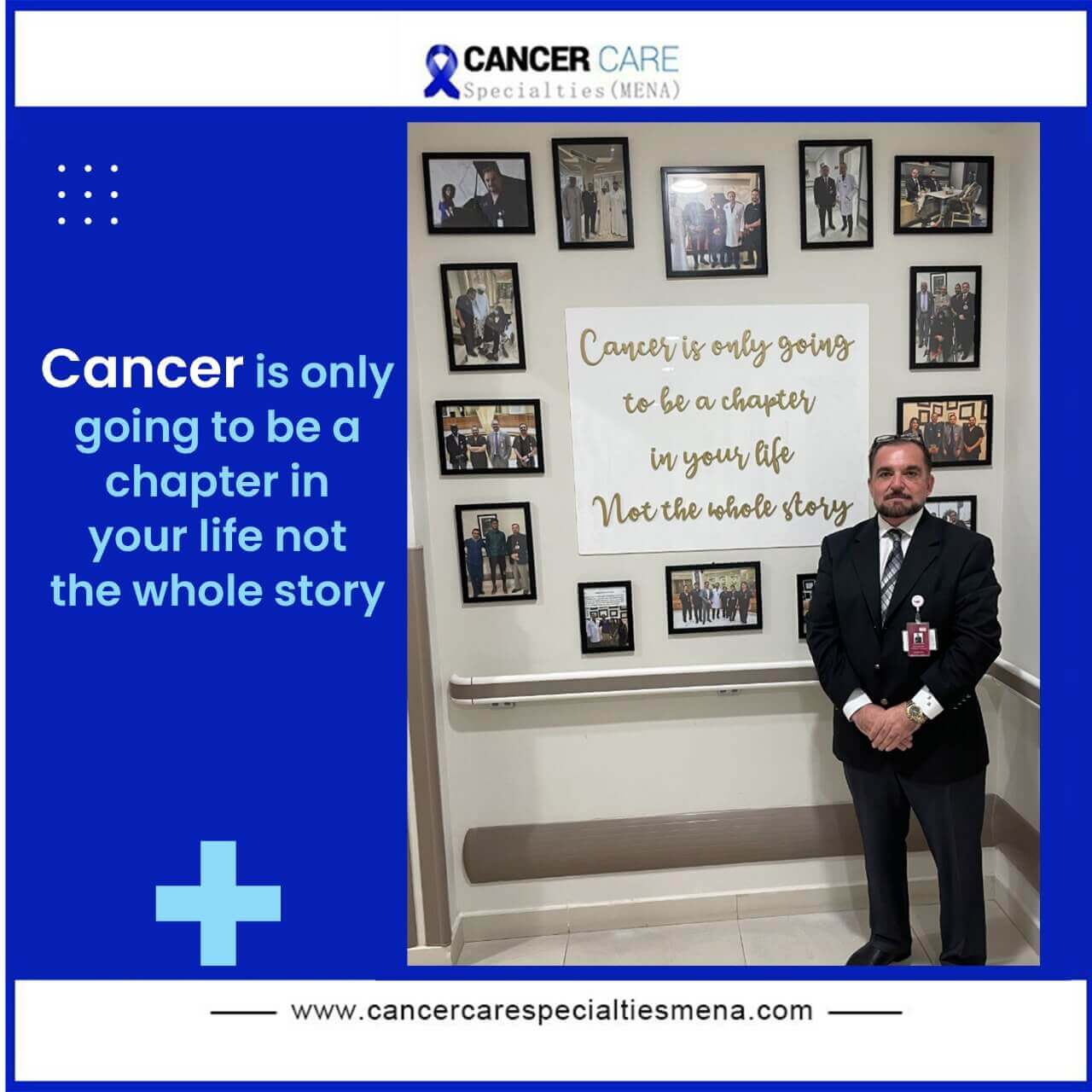 Cancer is only going to be a chapter in your life, not the whole story ...
