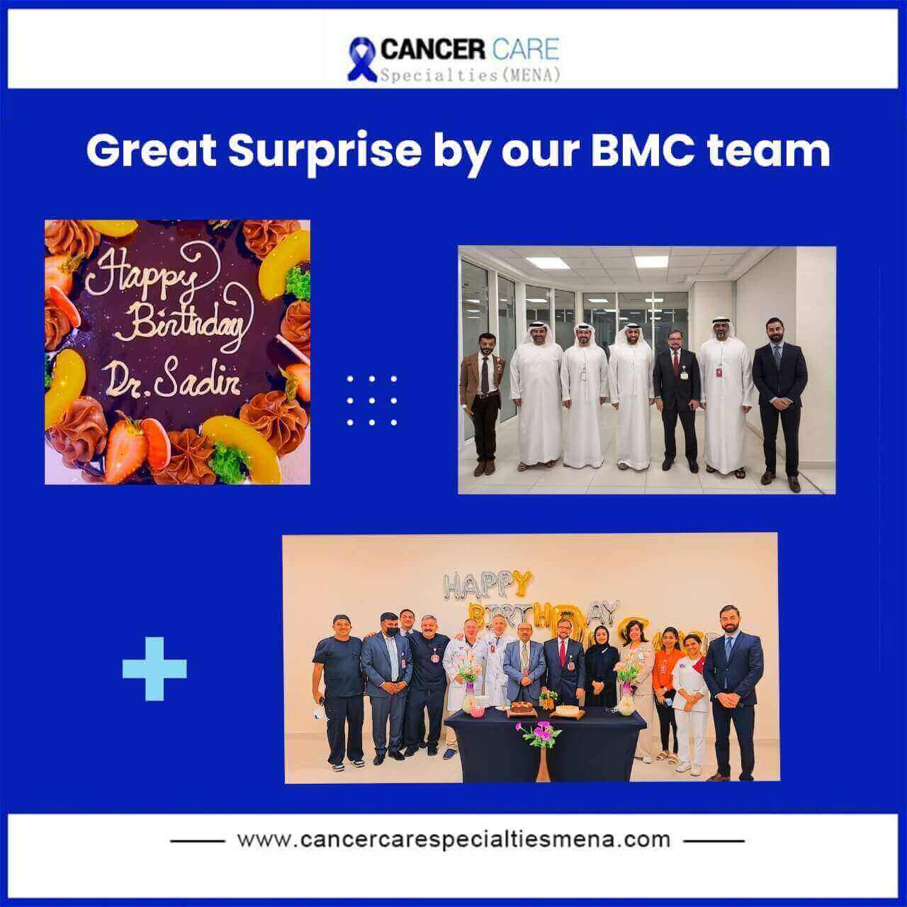 Great surprise by our BMC team | Cancer Care Center UAE
