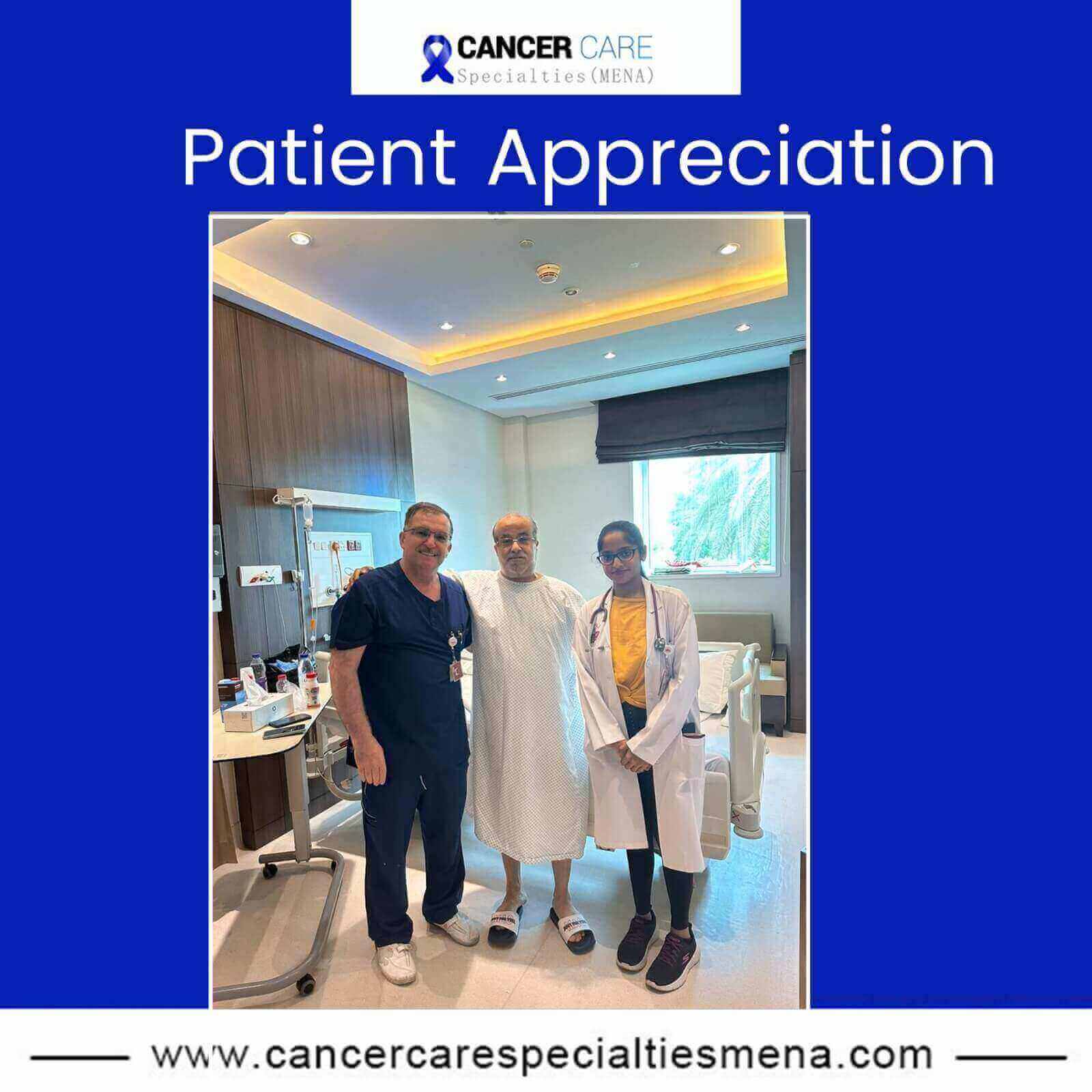 Patient appreciation | Cancer Care Center UAE