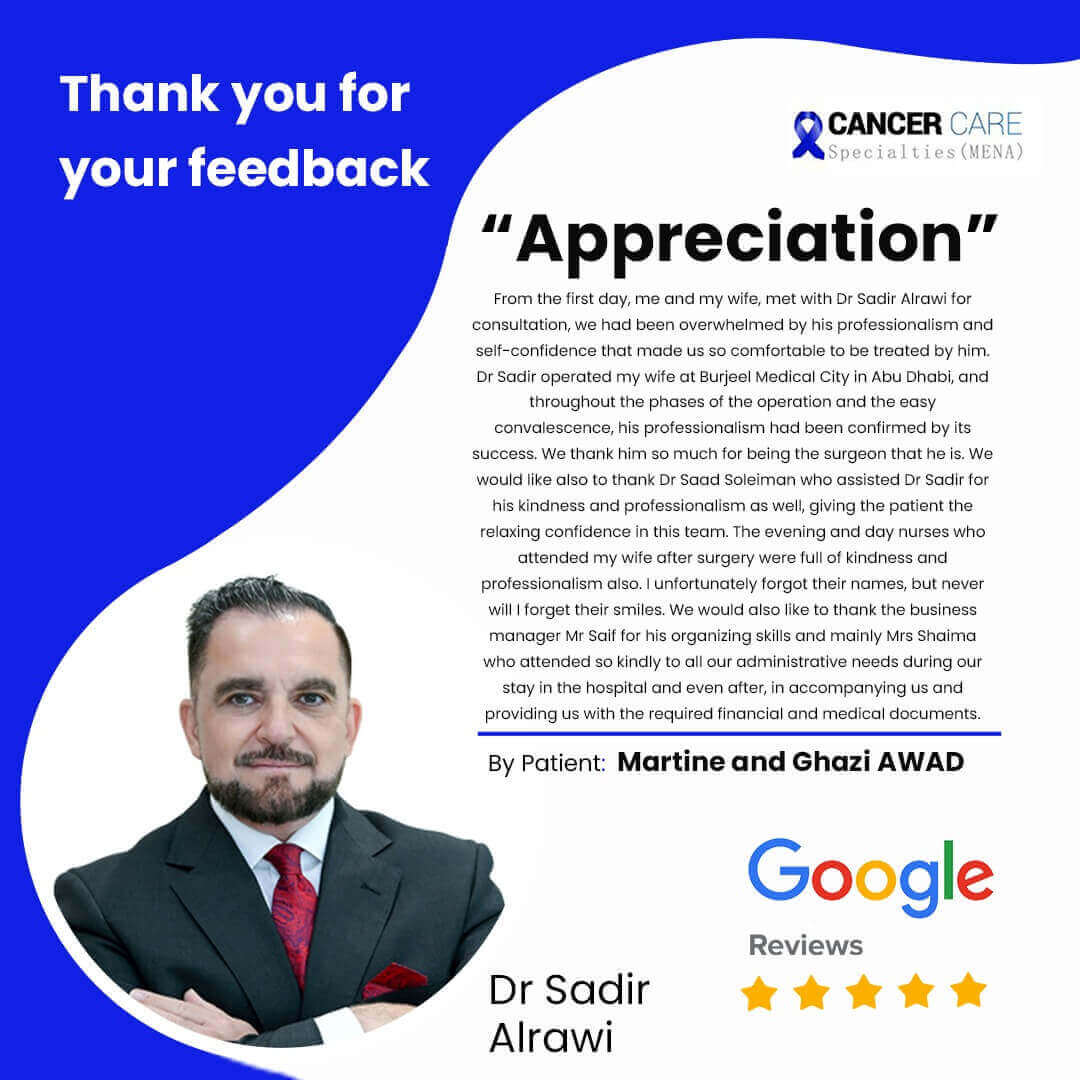 Patient Appreciation | Cancer Care Center UAE